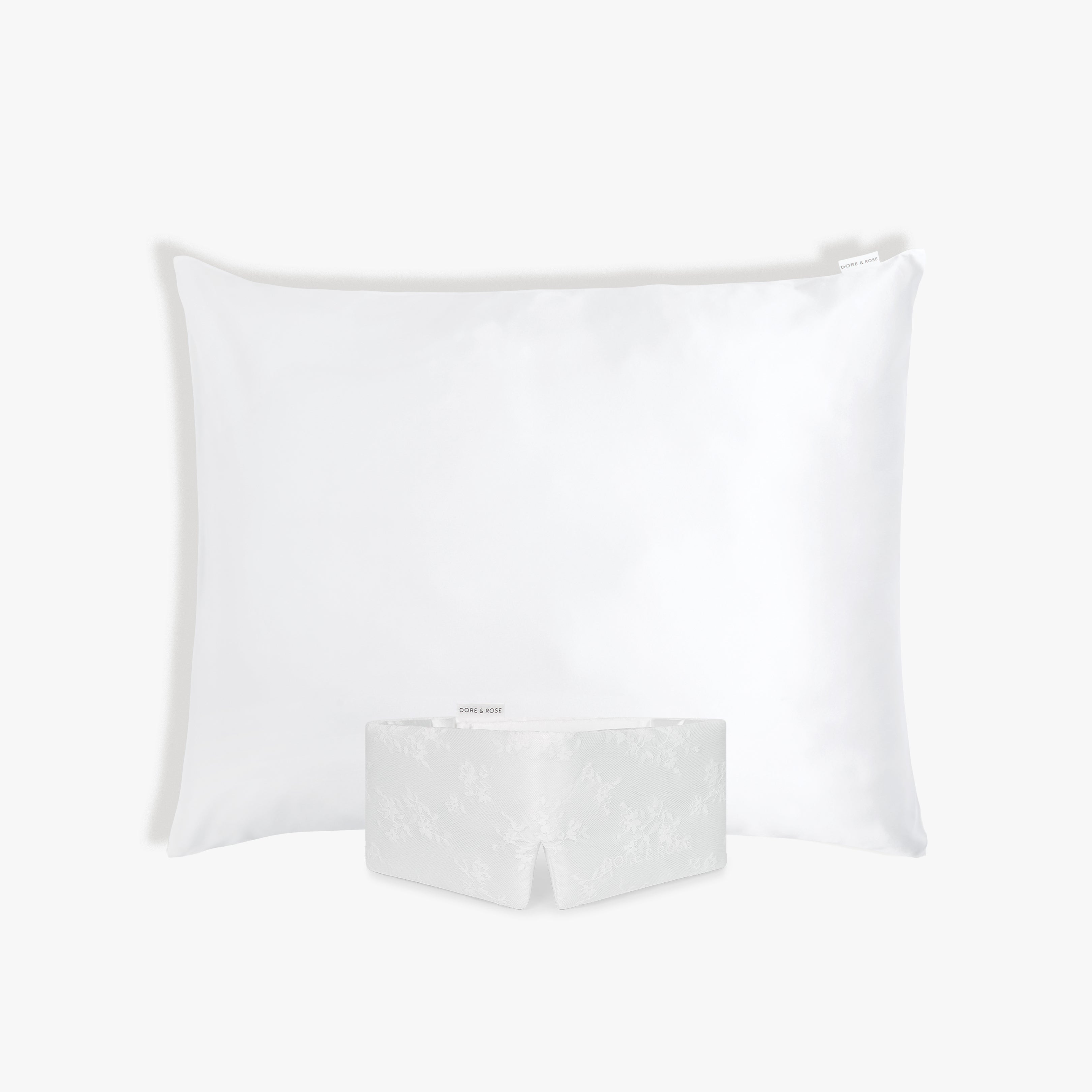 100% Silk Bridal Sleep Bundle - Sleep Mask & Pillowcase | Dore & Rose